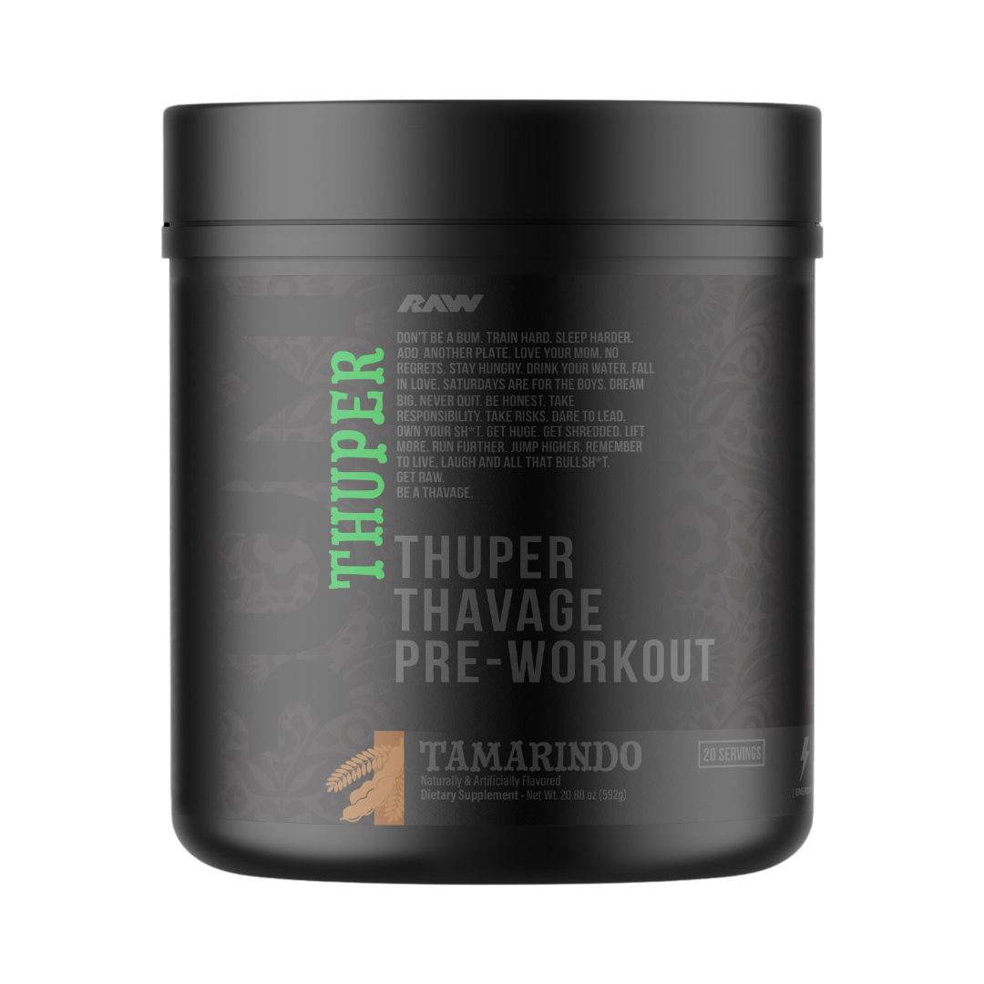 Thuper Thavage Pre-Entreno de CBUM x RAW – Get Fit Mexico